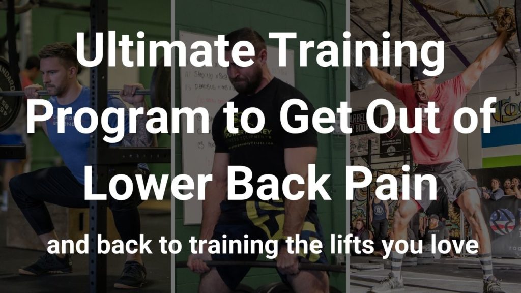 The Ultimate Guide to Getting Out of Low Back Pain and Back to ...