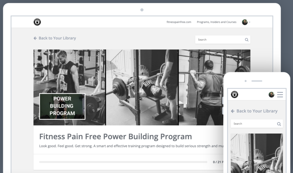 Power Building Program - Fitness Pain Free