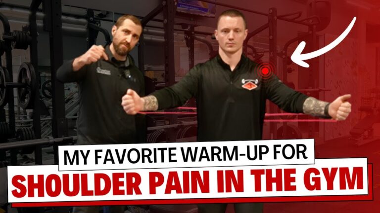 Fast and Easy Warmup for Shoulder Pain in the Weight Room [Guide for ...
